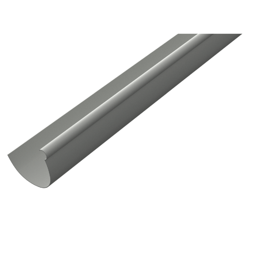 Half Round Gutter 150mm Wide 0.42 Zincalume – Online Steel Australia