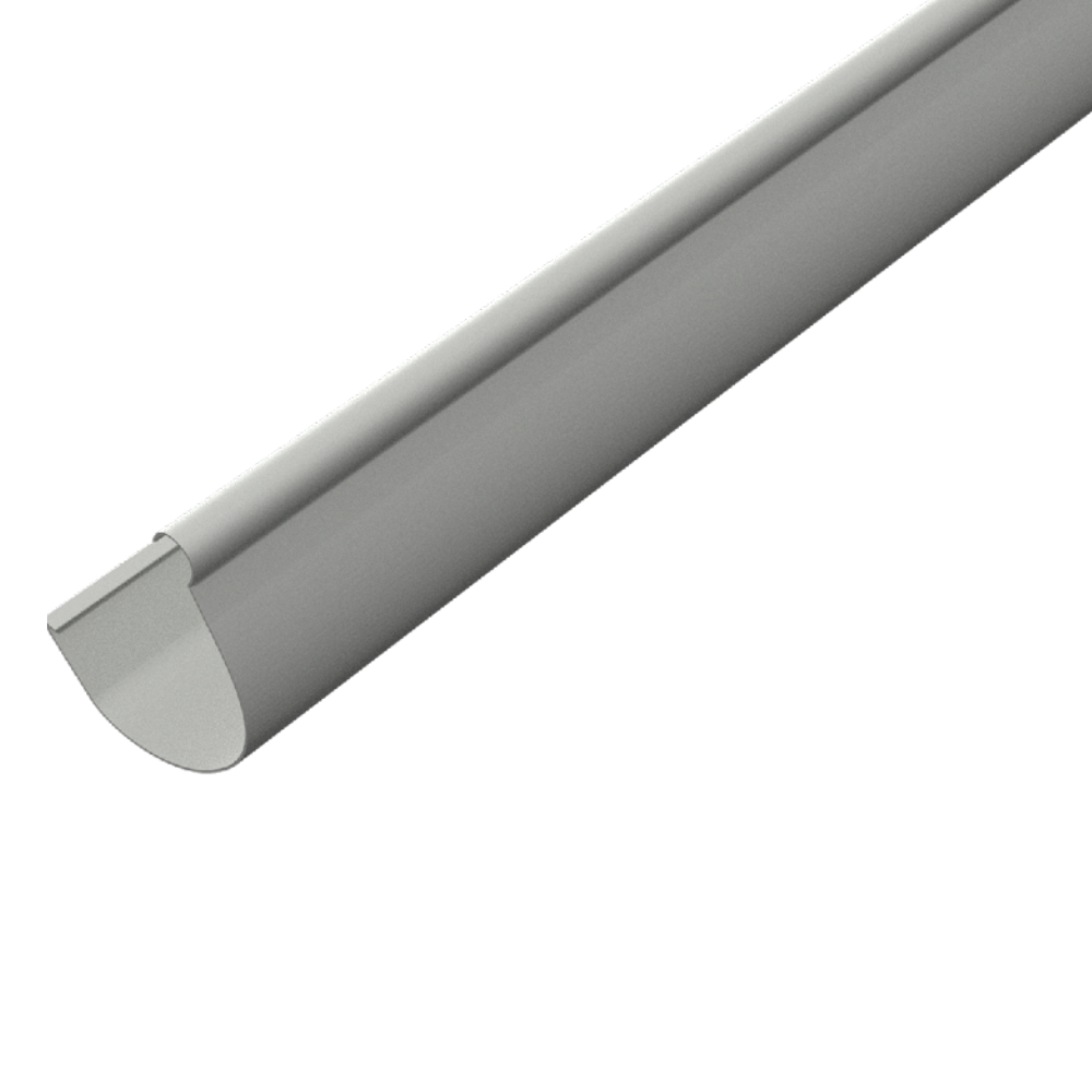 Half Round Flat Back Gutter 150mm Wide 0.42 Slotted Colorbond Painted ...