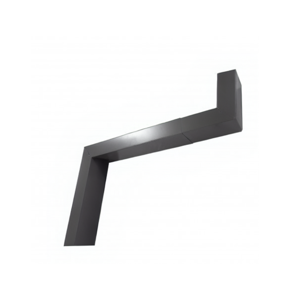 Rectangular Downpipe Offset 100mm X 50mm Zincalume - Adjustable ...